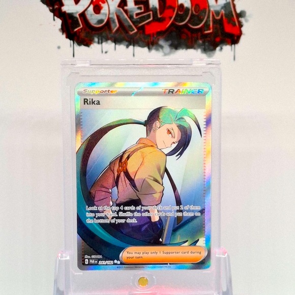 Pokemon | Toys | Pokemon Rika Ultra Rare Full Art Trainer Paradox Rift ...